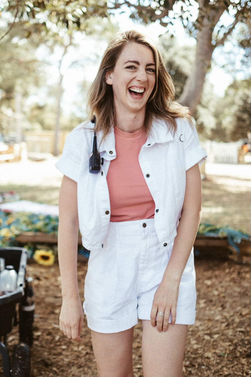 Gunnee Shorts White – SÜK Workwear