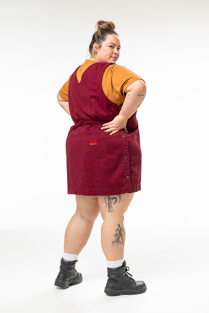 Switch Apron - Burgundy – SÜK Workwear