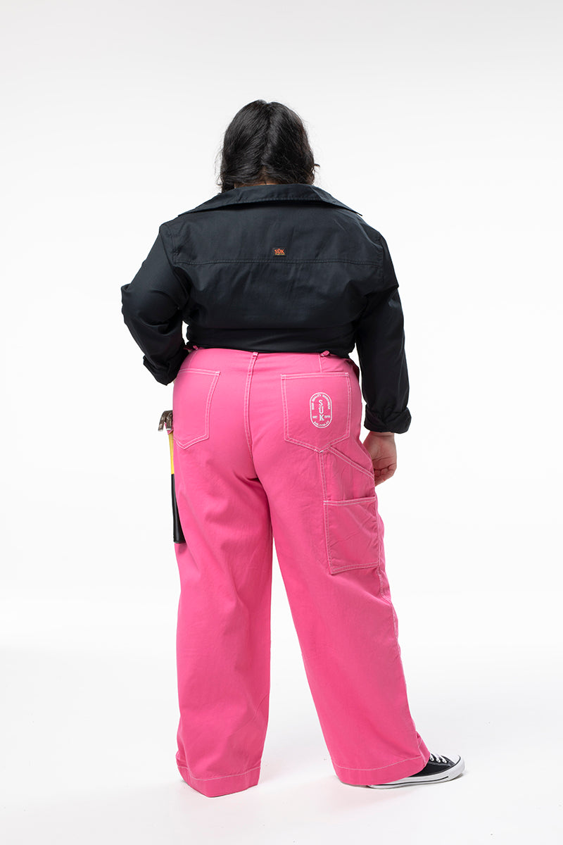 Construction Pants Saltlake Pink – SÜK Workwear