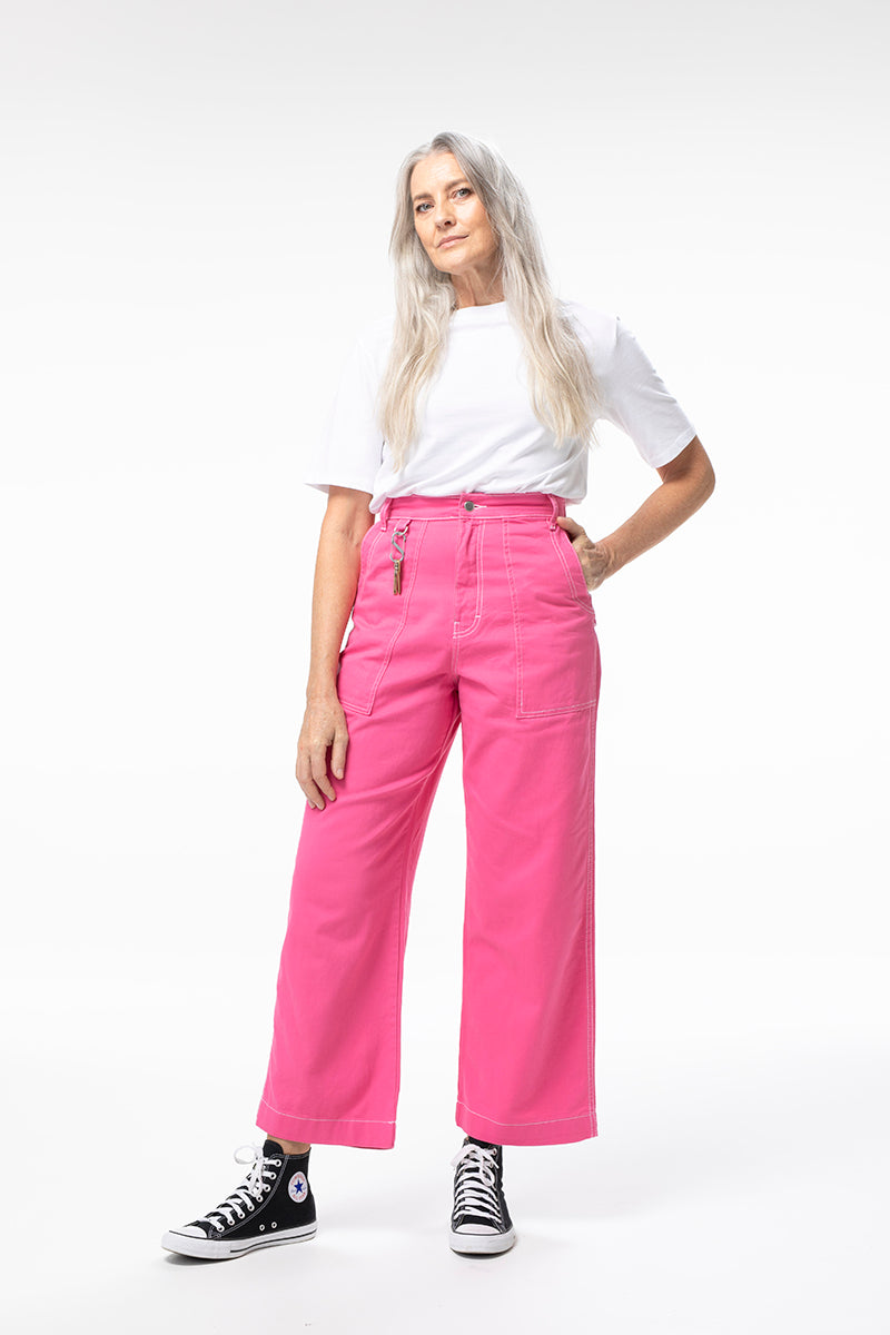 Construction Pants Saltlake Pink – SÜK Workwear