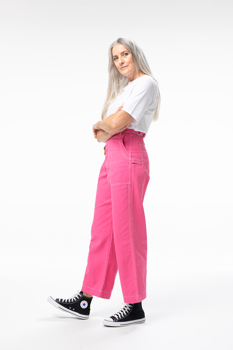 Construction Pants Saltlake Pink – SÜK Workwear